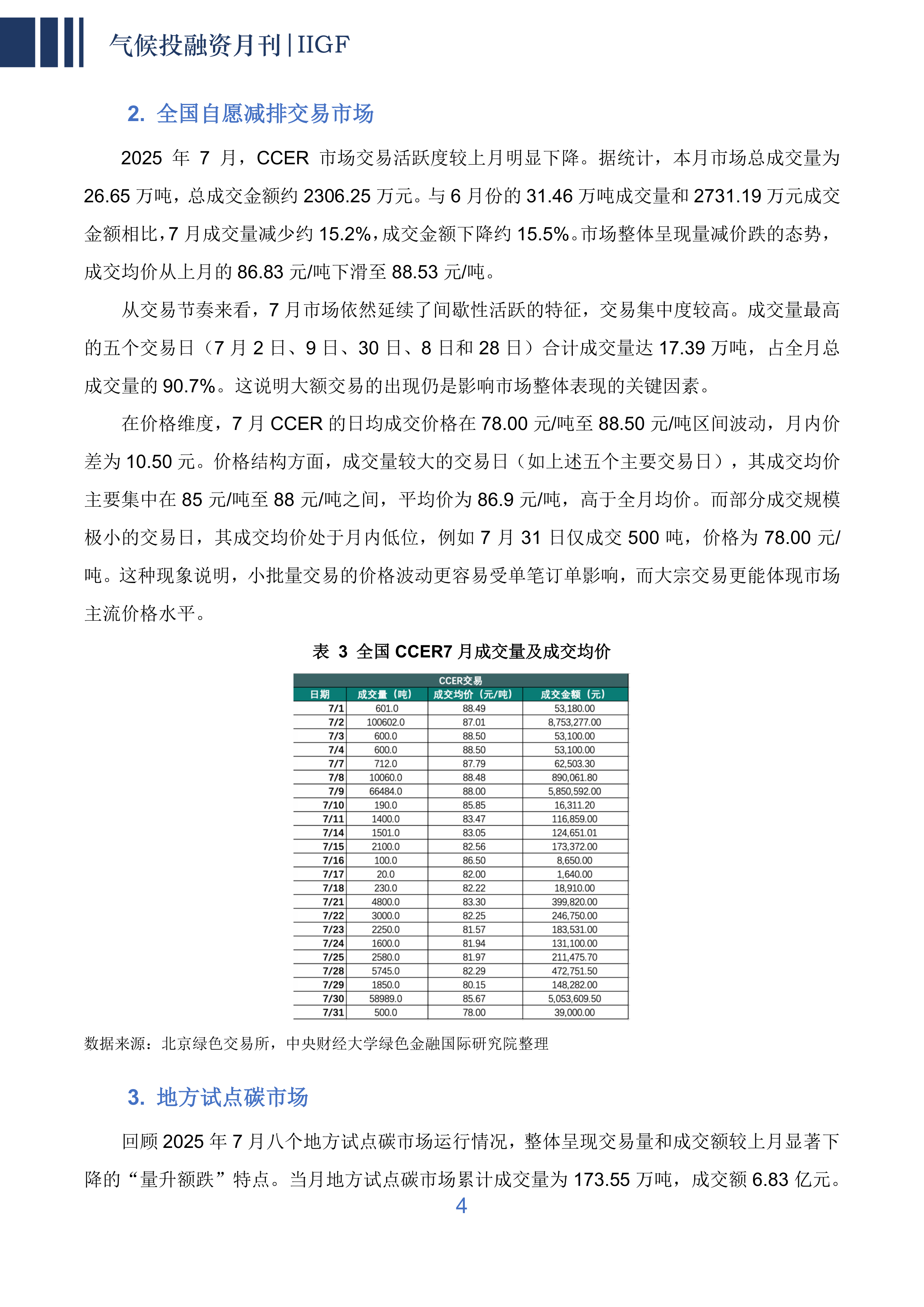 IIGF专刊 | 气候投融资7月刊-中央财经大学绿色金融国际研究院